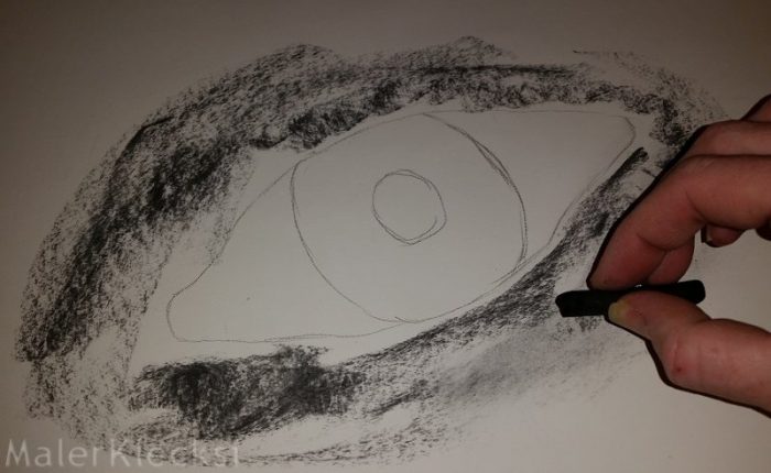 Tutorial Kohlezeichnung - MalerKlecksi